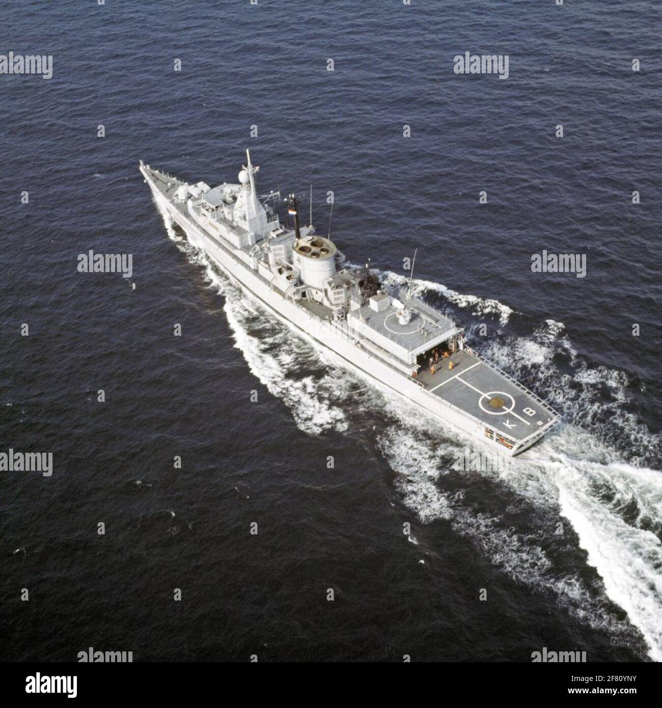 The S-Frigate Hr.Ms. Van Kinsbergen (1980-1995 Stock Photo - Alamy