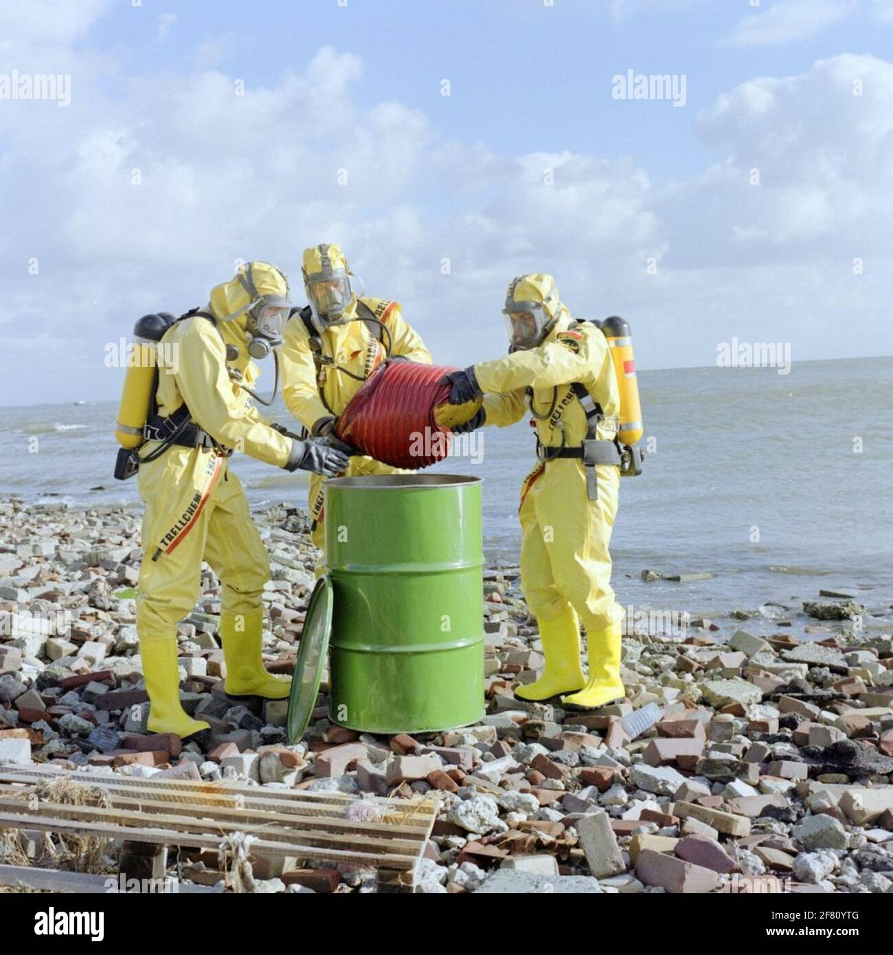 The Marine Fire Reversing Den Helder practices dealing with chemical ...
