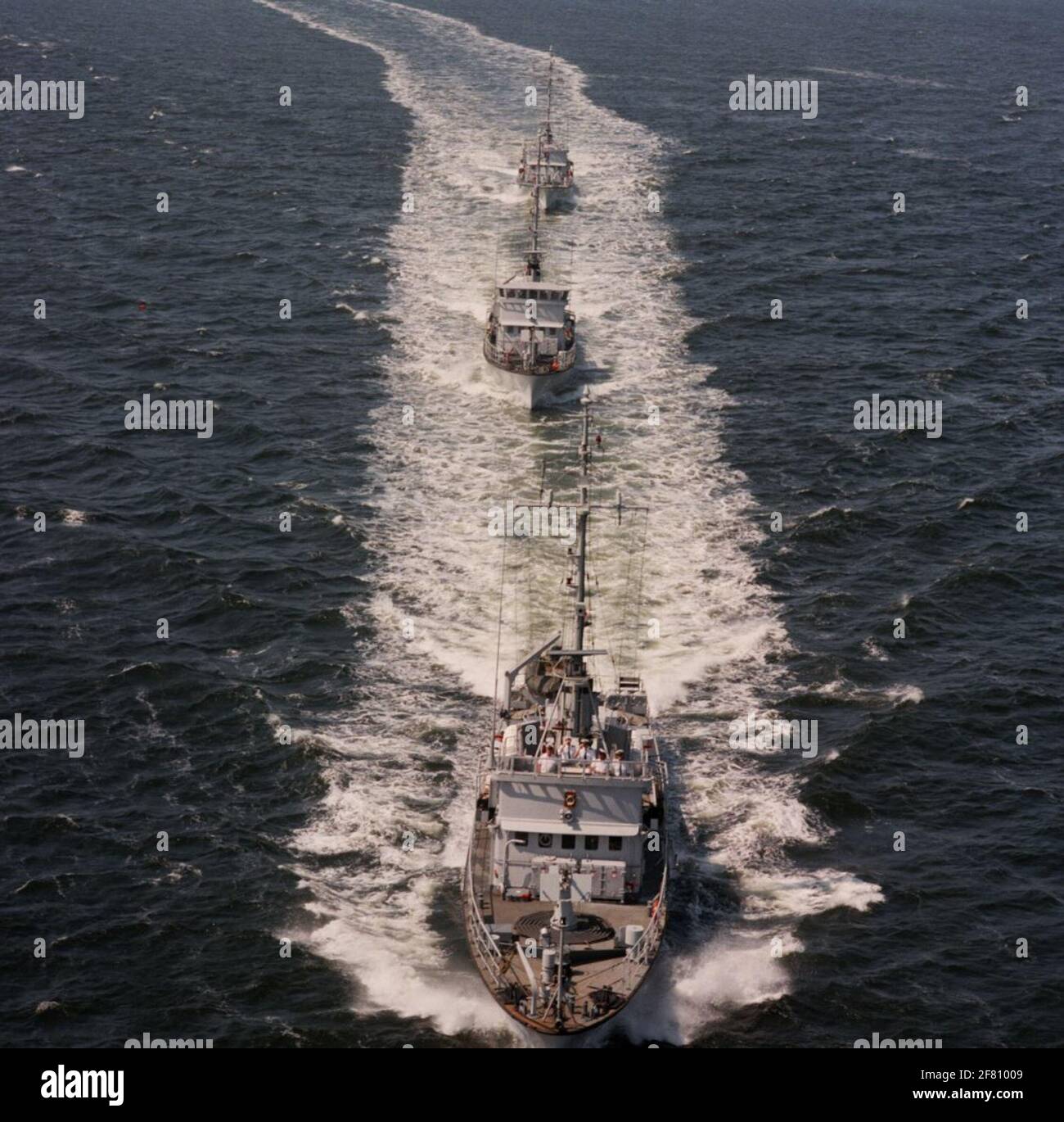 A flotilla patrol ships from the Balder Class consisting of Hr.Ms ...