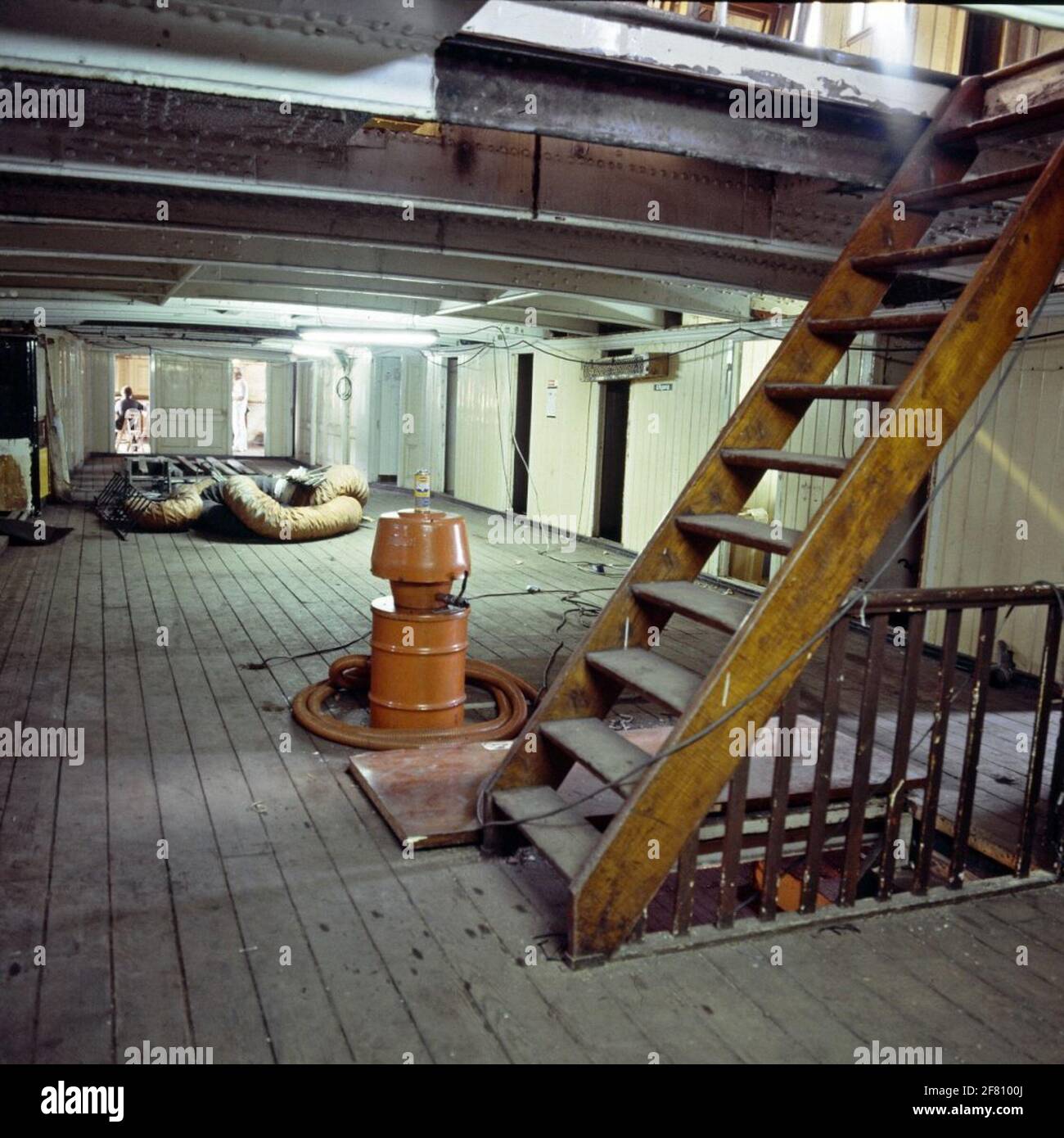 The armored ship Hr.Ms. Scorpio (1868-1903) Just before the restoration ...