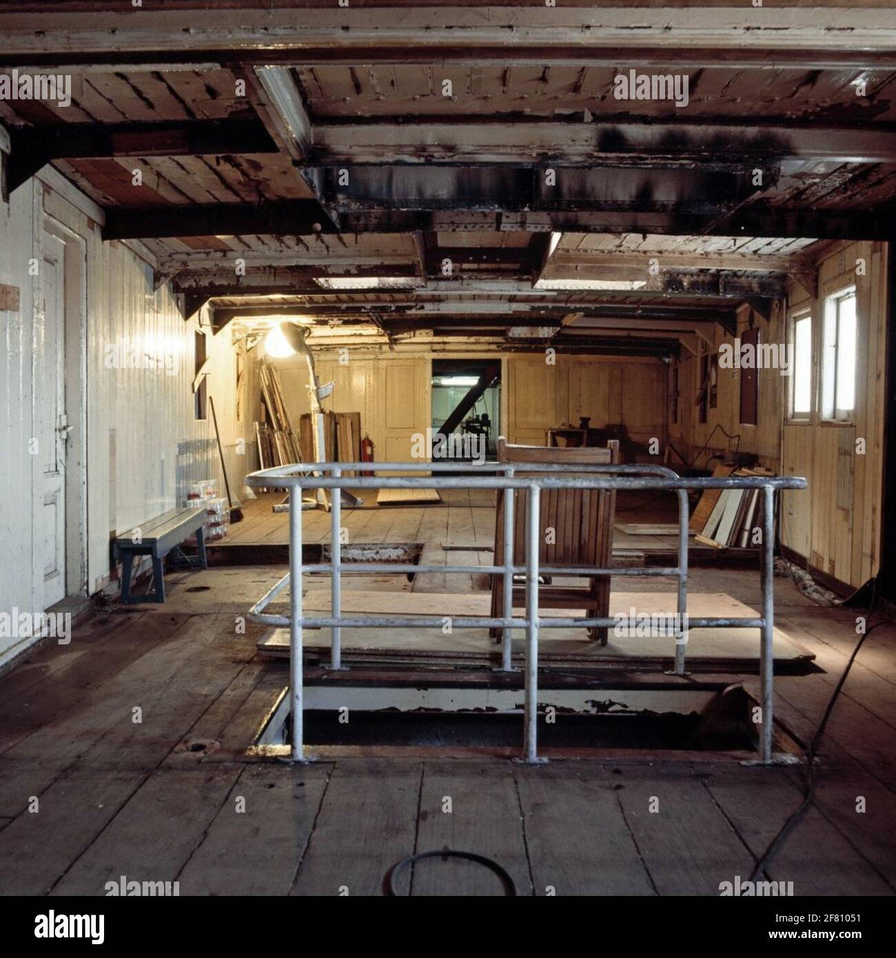 The armored ship Hr.Ms. Scorpio (1868-1903) Just before the restoration ...