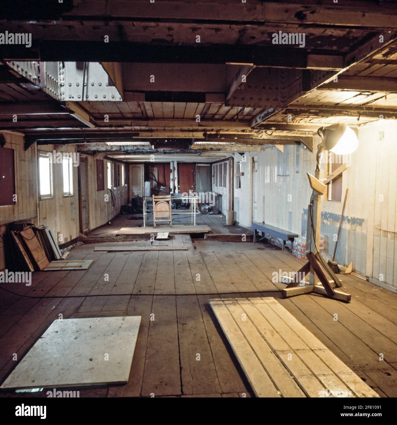The armored ship Hr.Ms. Scorpio (1868-1903) Just before the restoration ...