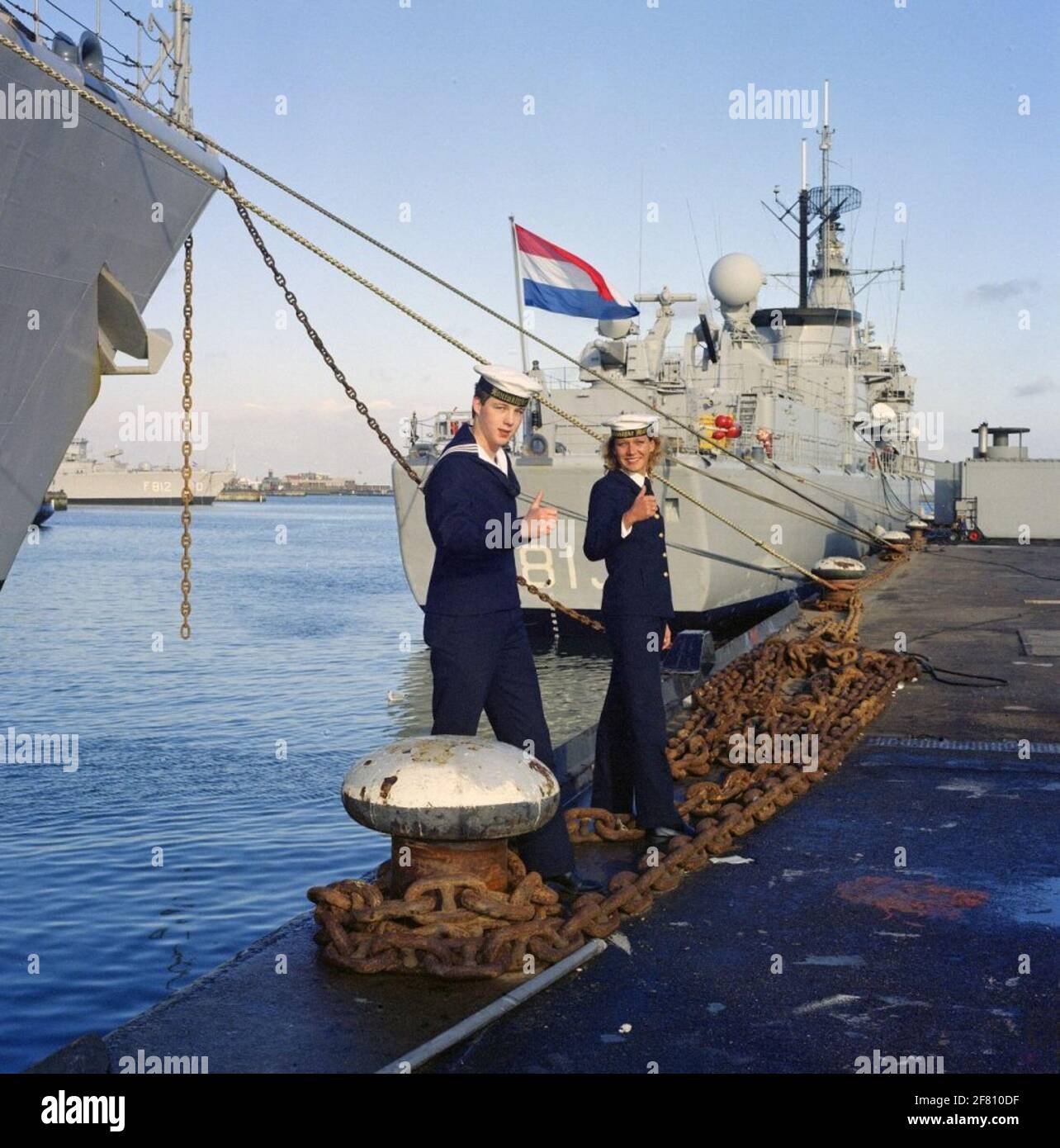 Photo t.b.v. The fleet days taken at the back of the Hr.Ms. Witte de ...