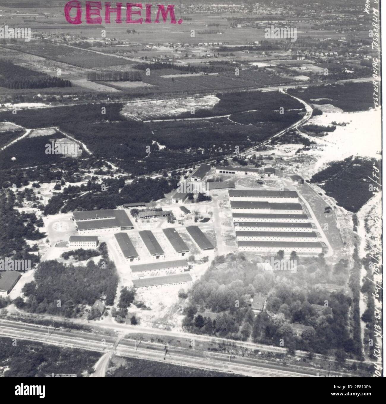 Aerial view of Soesterberg, Jessurun camp Stock Photo - Alamy