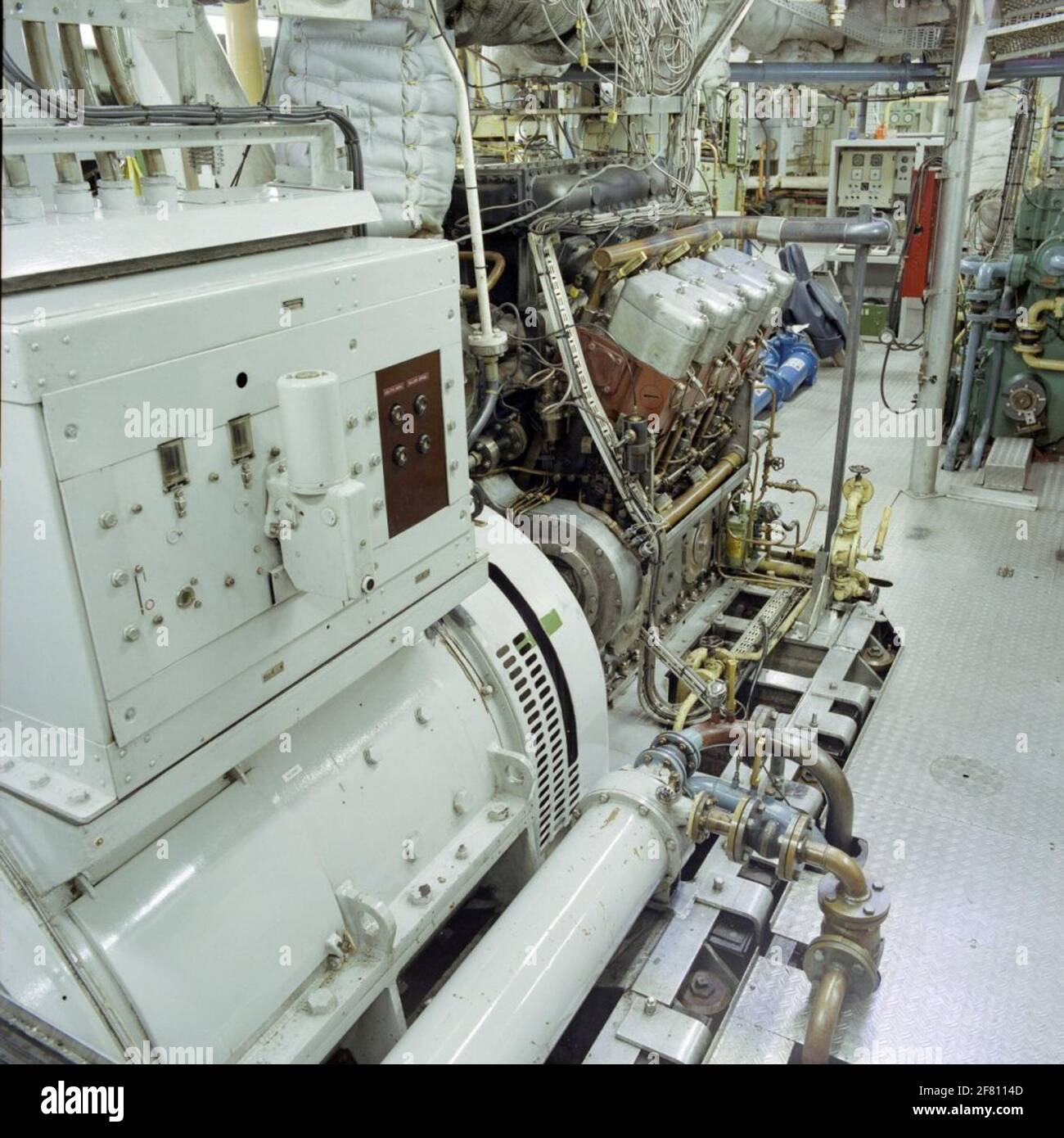 Fuel Research Vintage Diesel Generator Hr.Ms. From Speijk (1955), after ...