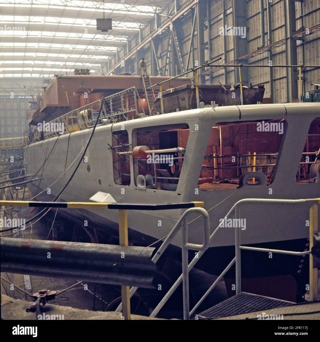 Construction of the S-Fregat Kortenaer (1978-1997) at the Kon. Me. The Scheldt (KMS) in ...