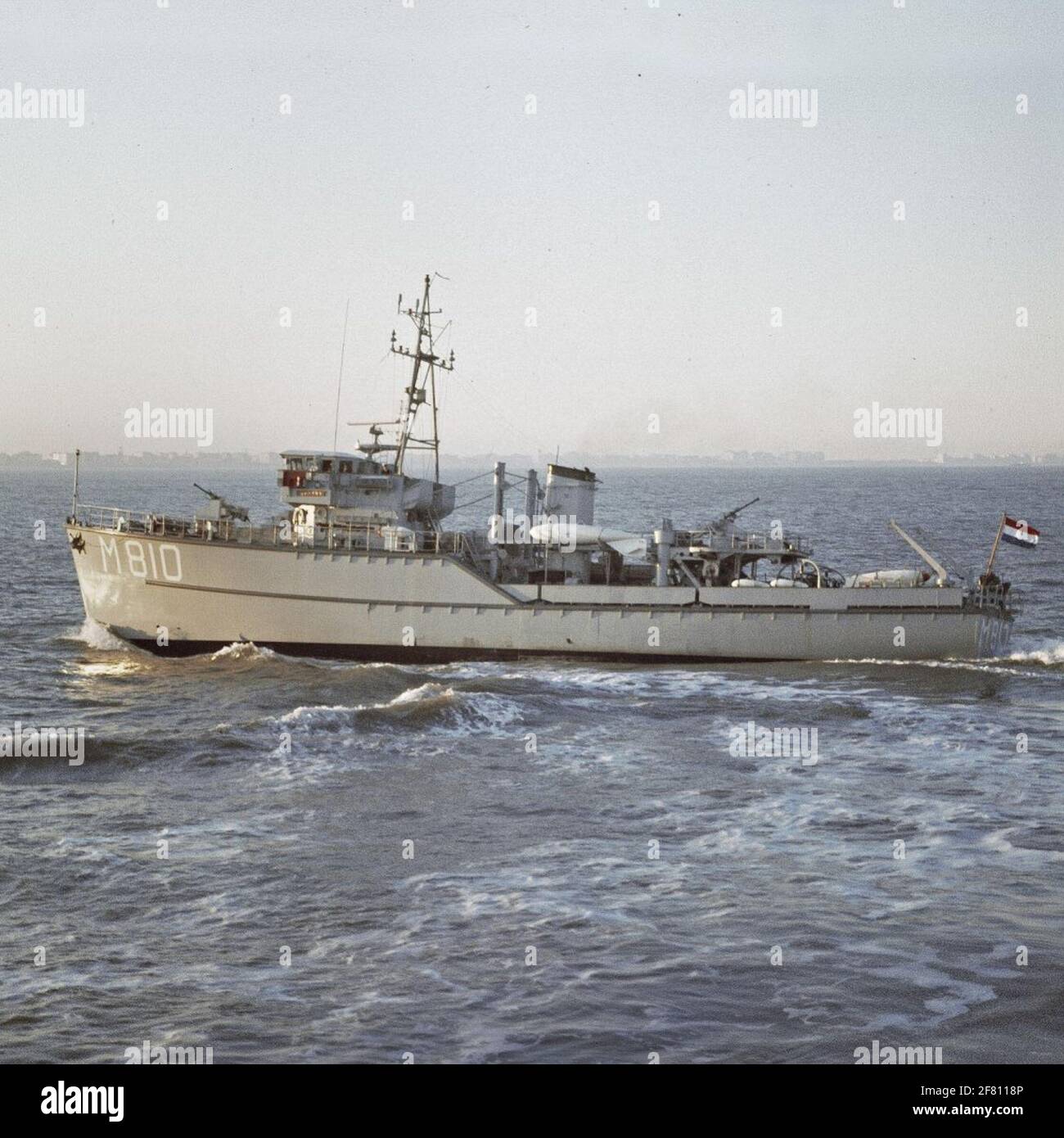 The coastal mine sweeper Hr.Ms. Abcoude (EX-MSc 176, 1956-1993 Stock ...