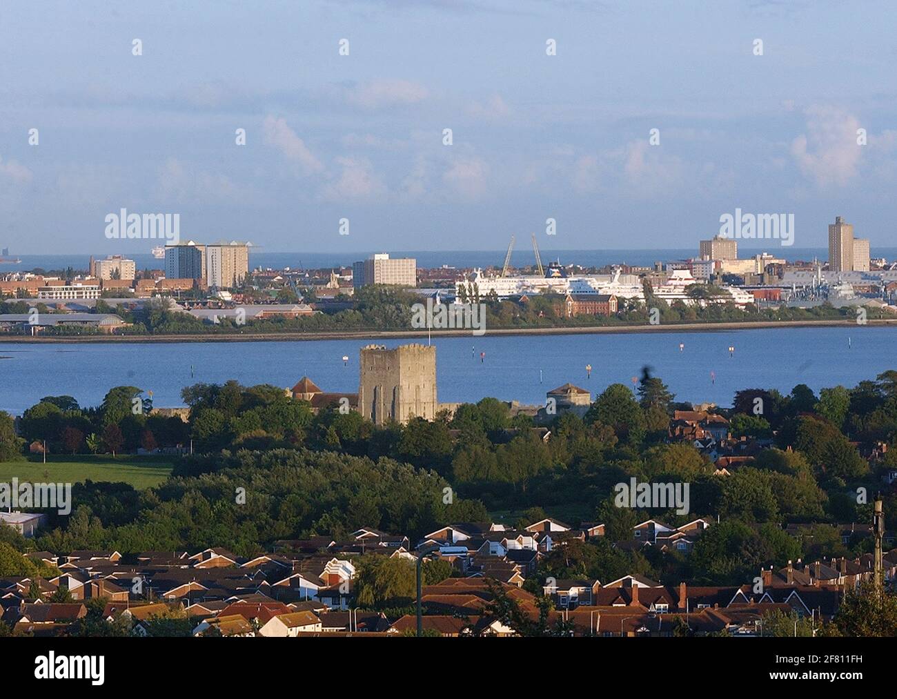 PORTCHESTER CASTLE AND THE CITY OF PORTSMOUTH PIC MIKE WALKER, 2002 ...