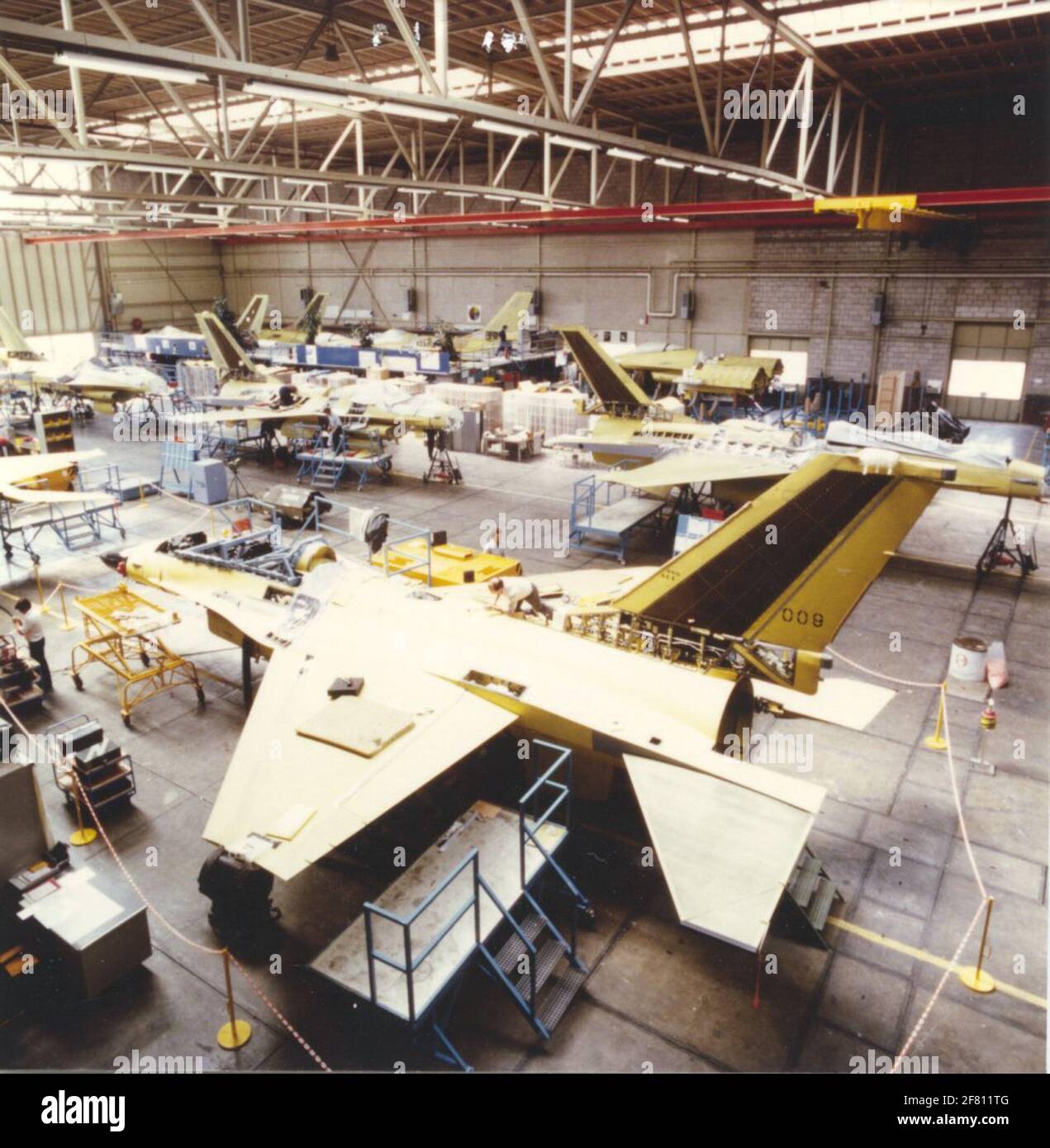 F-16 assembly in the breeding factory at Schiphol Stock Photo - Alamy