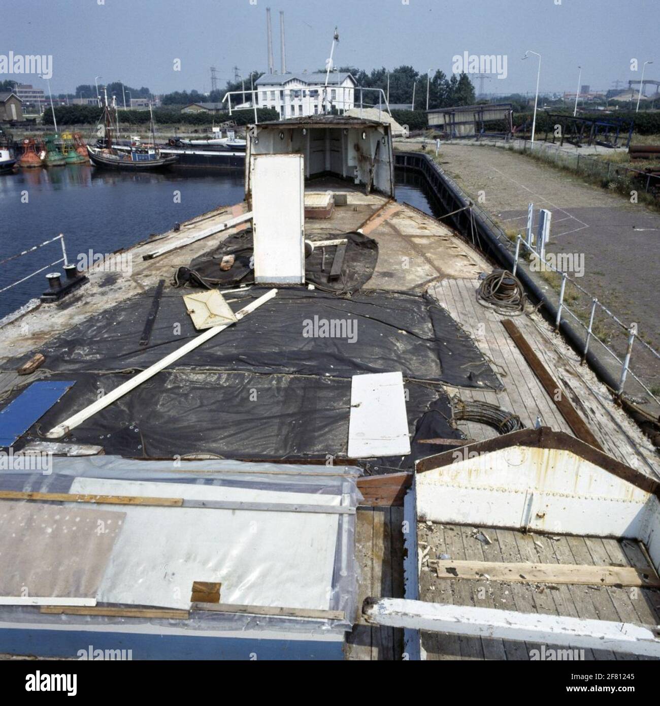 The armored ship Hr.Ms. Scorpio (1868-1903) Just before the restoration ...