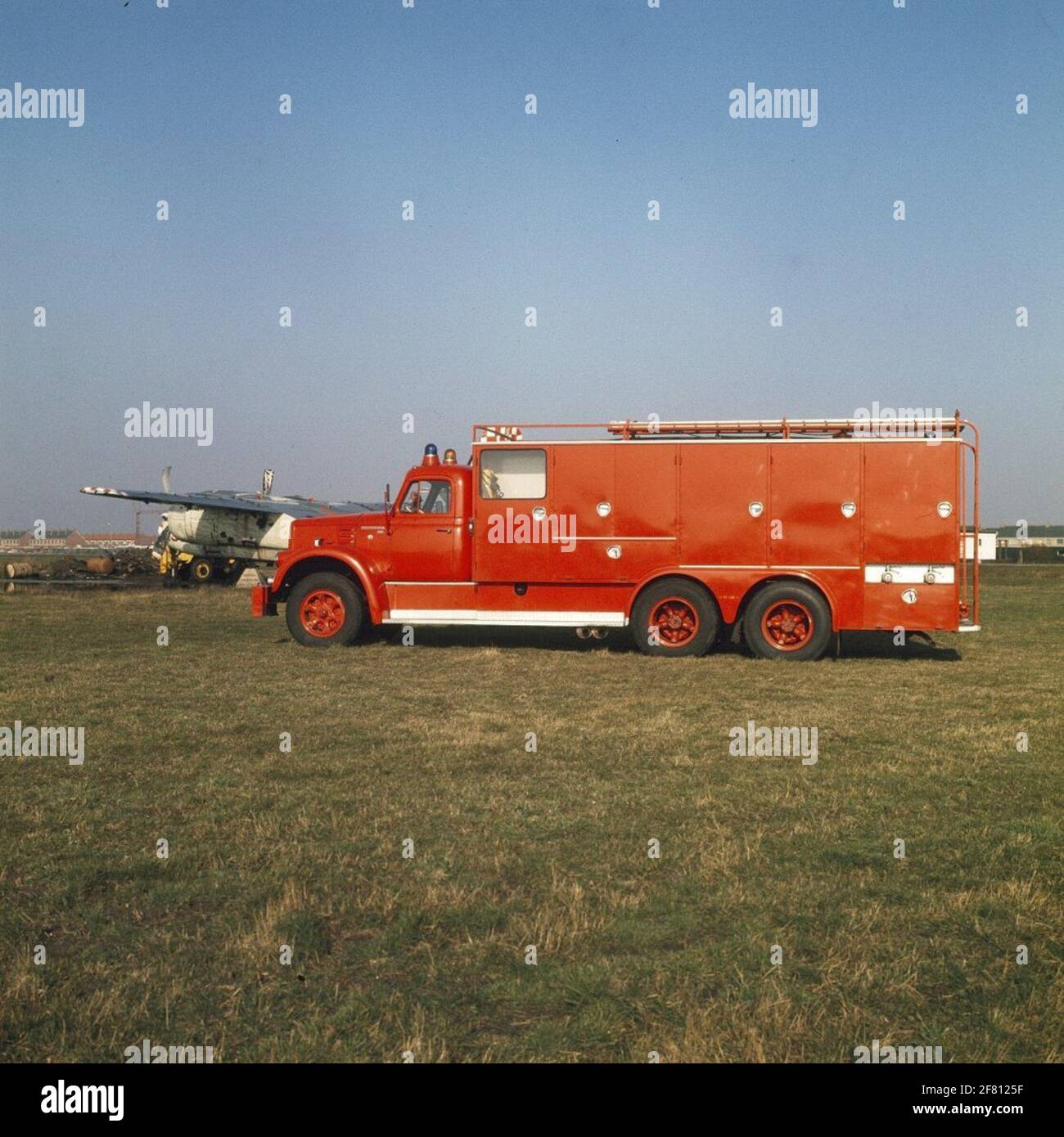 Crash tender at the Marineliegkamp Valkenburg Stock Photo - Alamy
