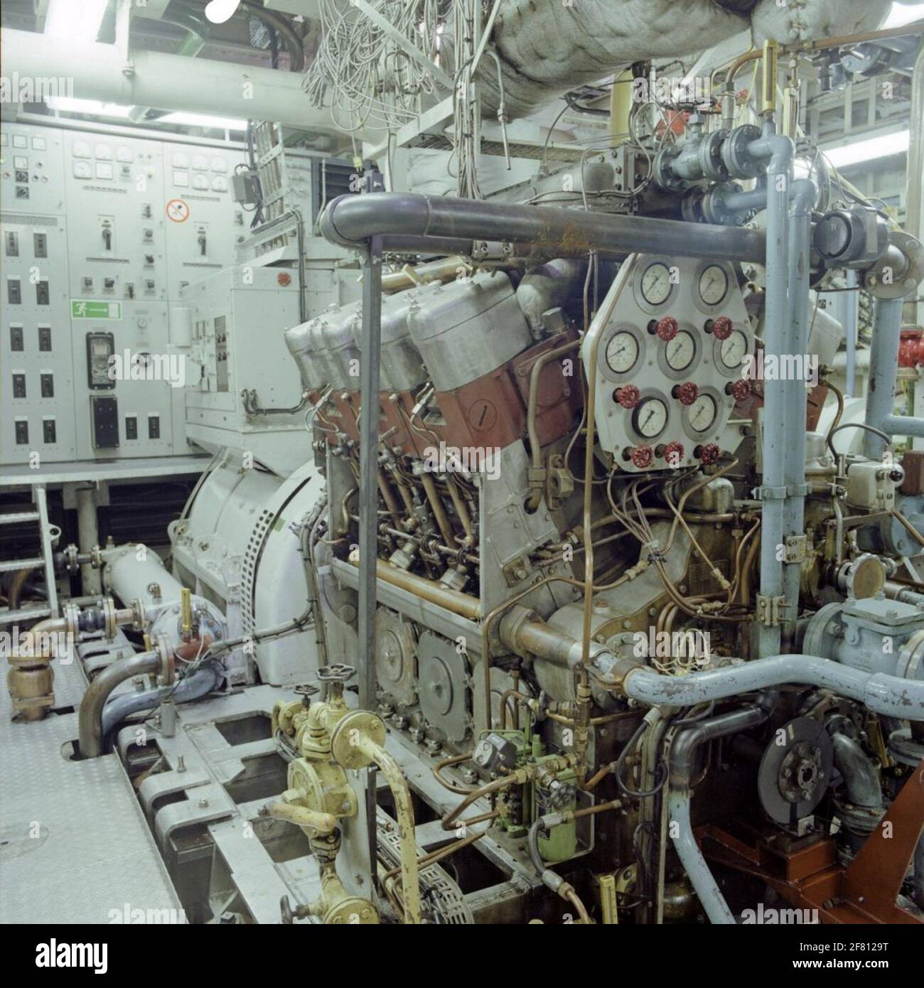 Fuel Research Vintage Diesel Generator Hr.Ms. From Speijk (1955), after ...