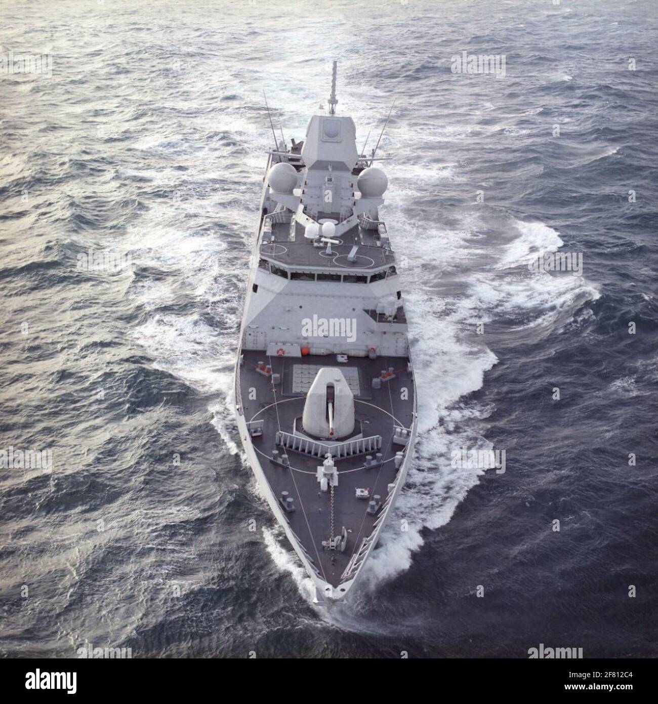 The LCF frigate Hr.Ms. Tromp (2003-present) in a squadron Stock Photo ...