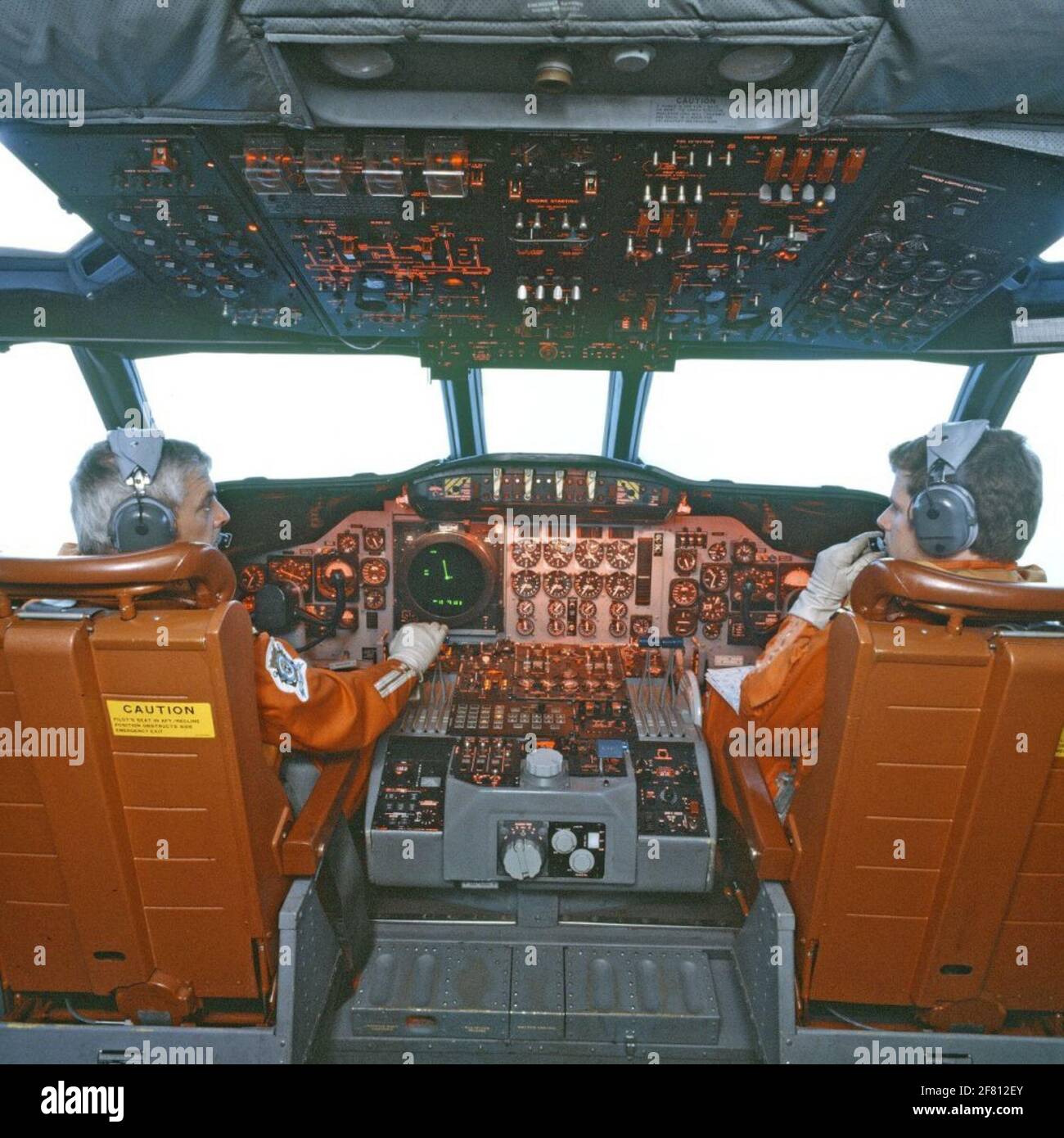 Cockpit of a Lockheed P-3C (Update II) Orion long distance Maritime ...