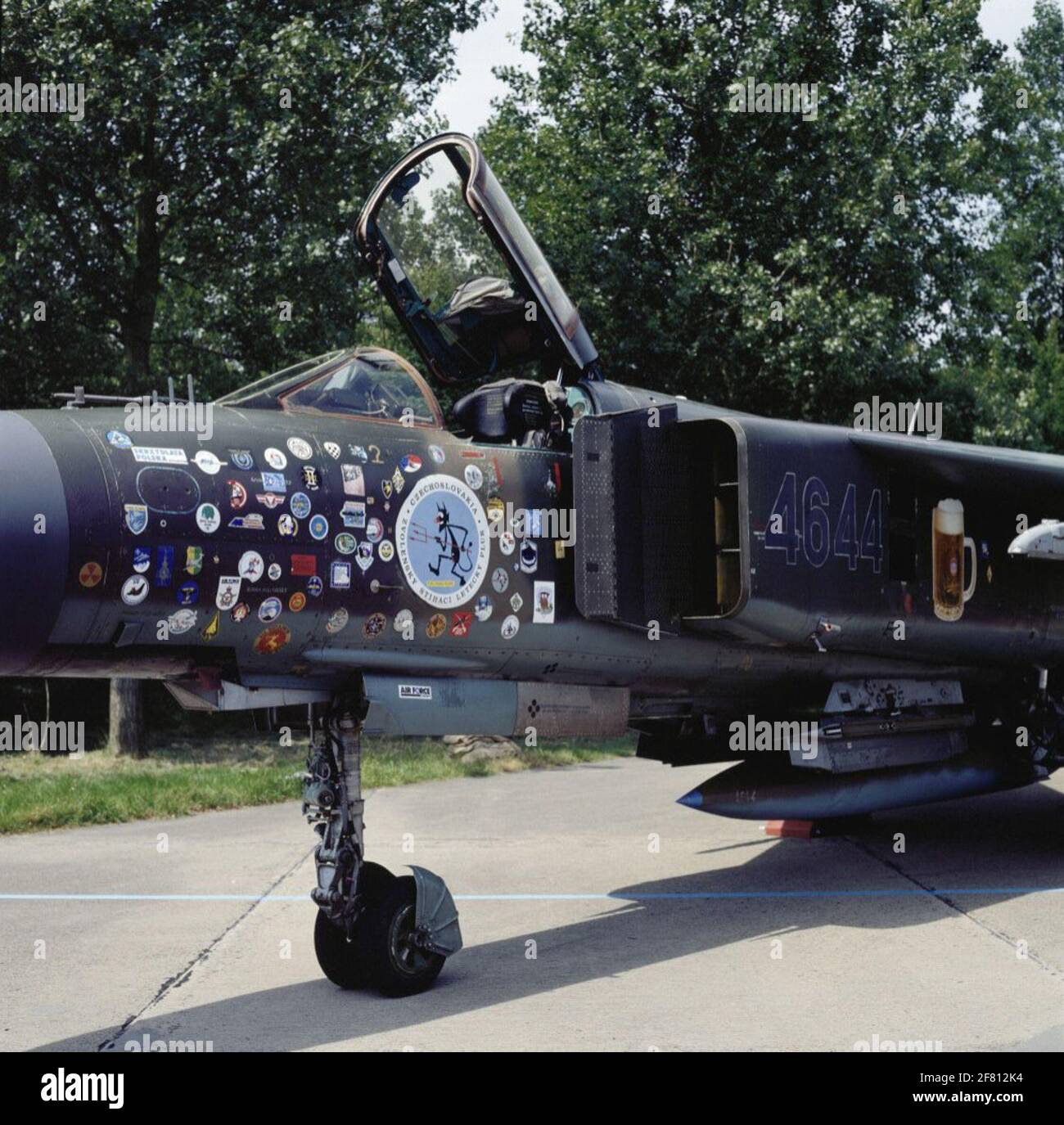 Czech Air Force Cockpit of Mig-23ML 4644 on the Open Day of Leeuwarden ...