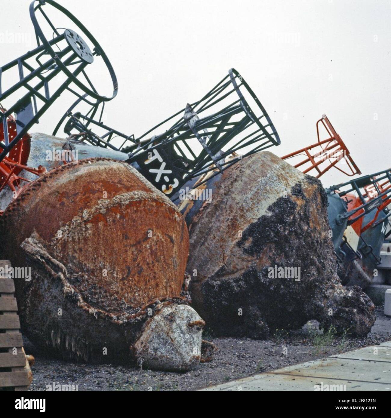 Old double -onic lightcuffs (gas) for rejection Stock Photo - Alamy