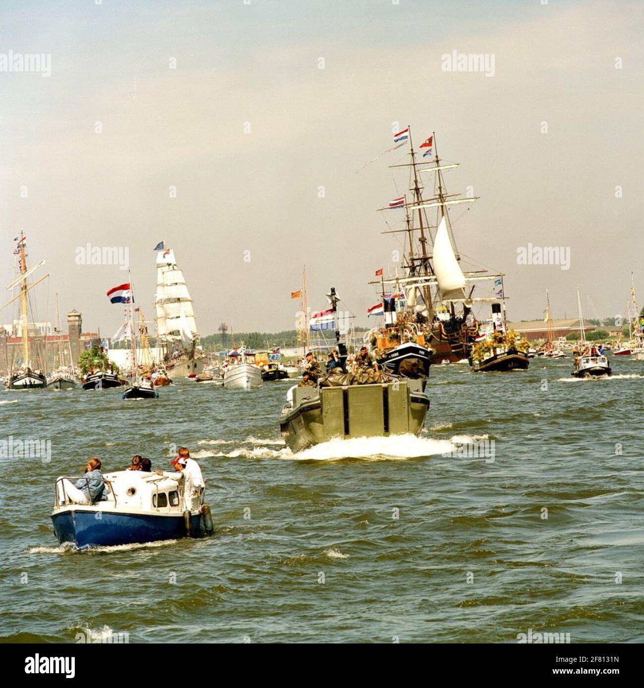 Sail Amsterdam 1995 with a landing vessel (LCA-L 9530 MK II, 1984 ...