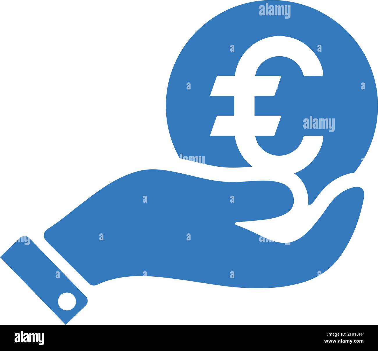 Investment, euro payment icon. Fully editable vector illustration for ...