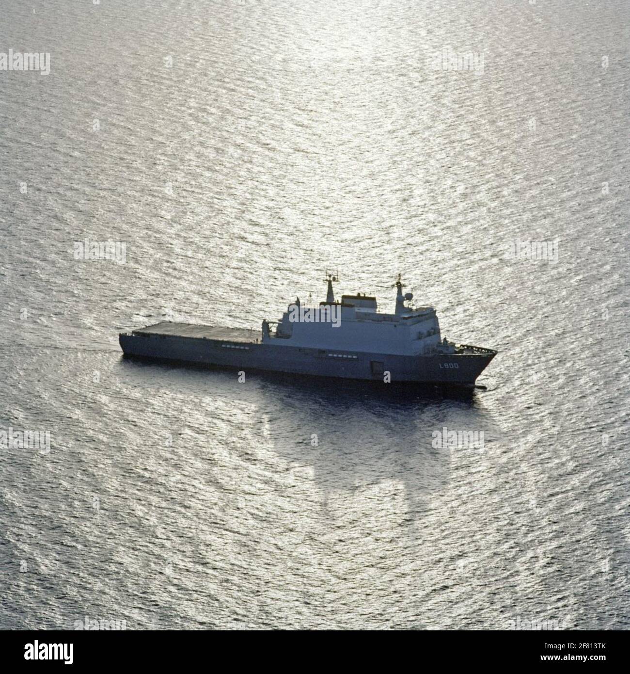 The amphibious transport ship Hr.Ms. Rotterdam (1998 Stock Photo - Alamy