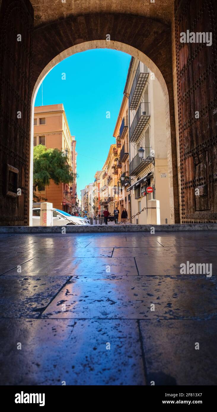 Valencia spain old brick building hi-res stock photography and images ...