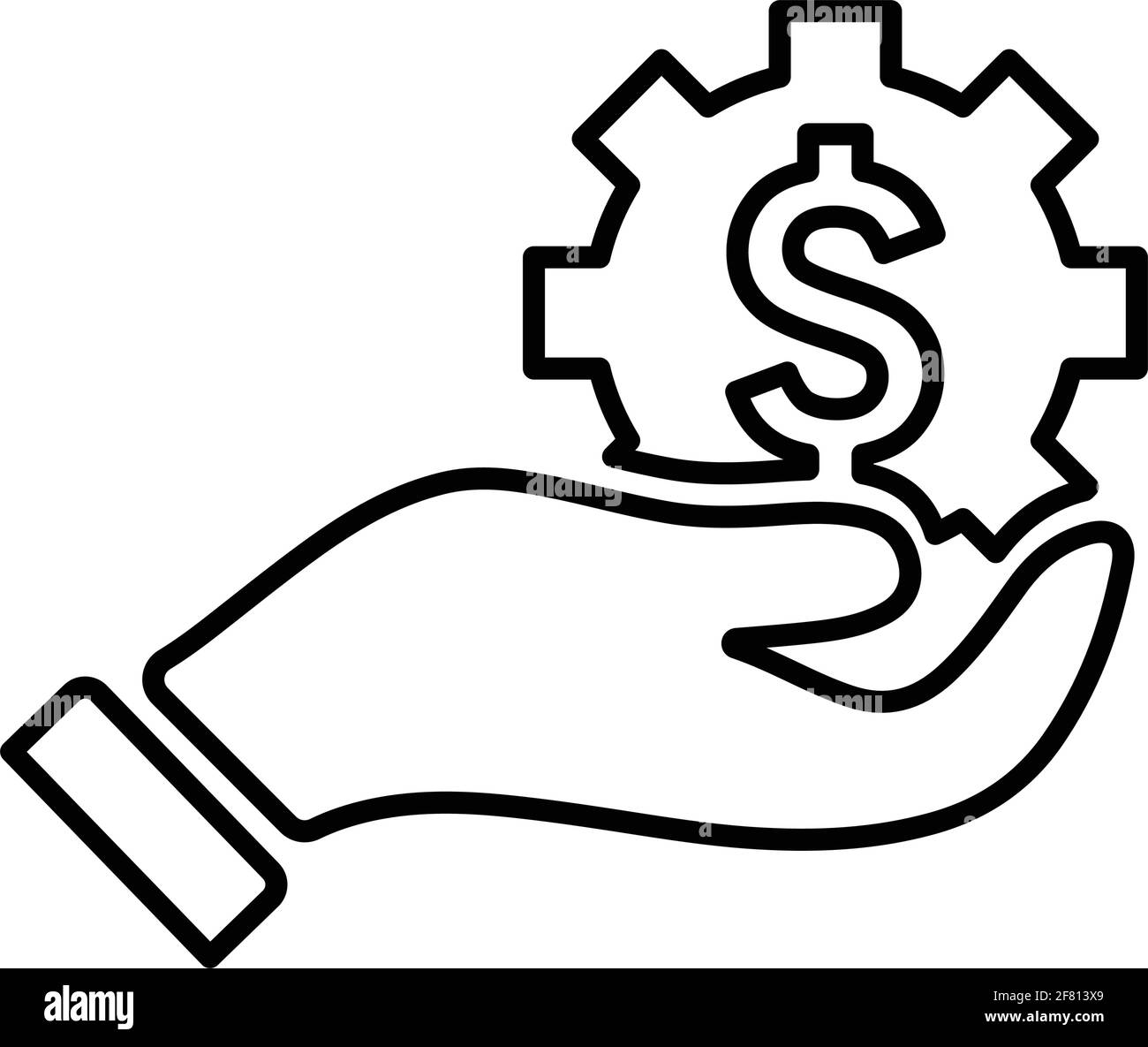 Business tools, financial support icon. Fully editable vector ...