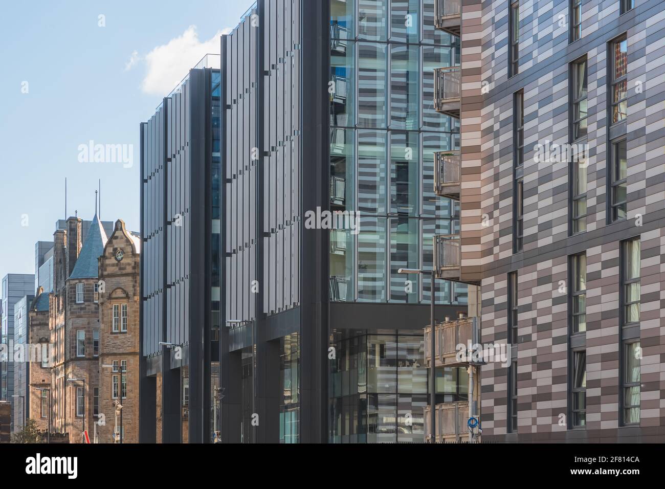 Edinburgh, Scotland - April 10 2021: Modern, sleek architecture design ...