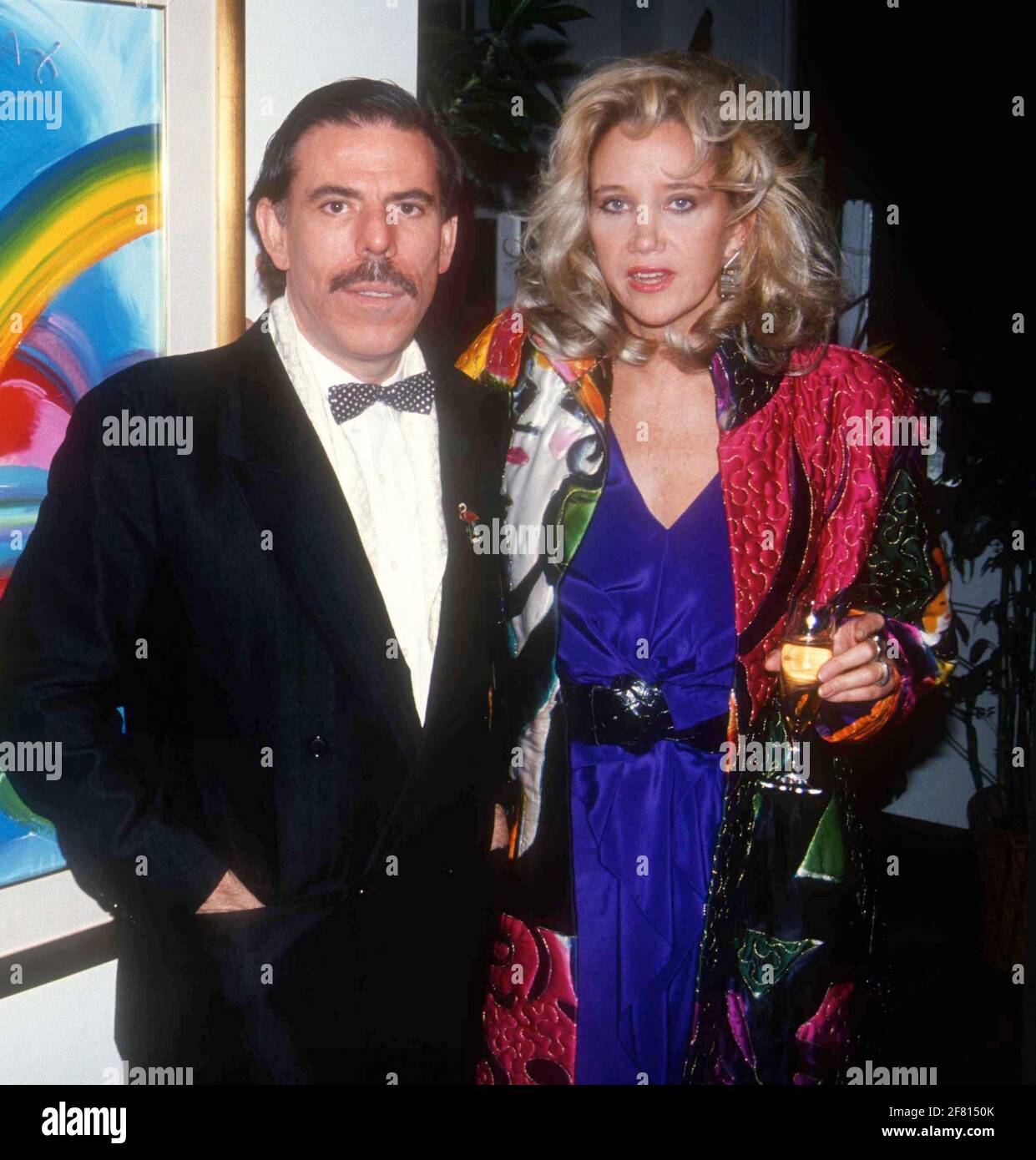 Peter Max & Sally Kirkland 1984 Photo by Adam Scull-PHOTOlink.net Stock ...