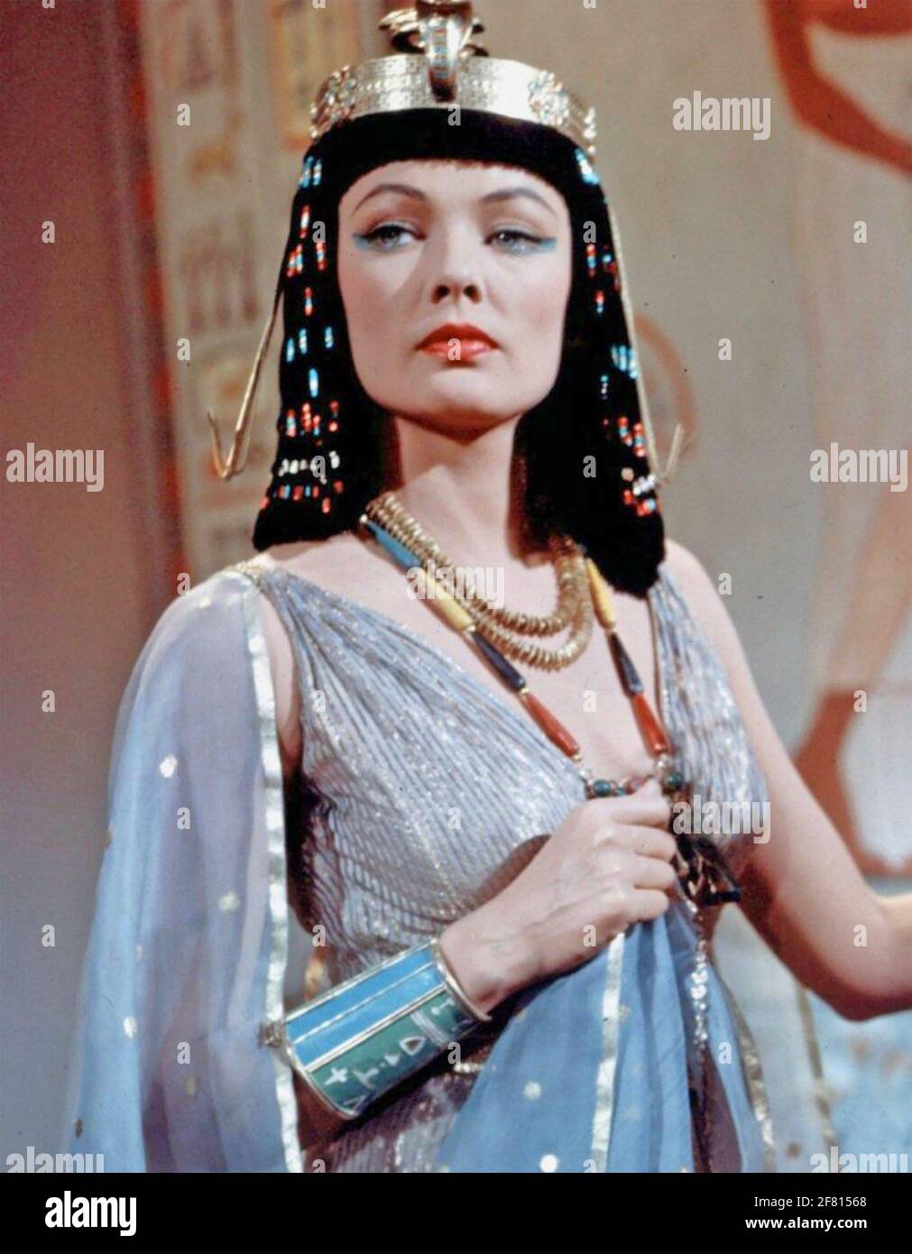GENE TIERNEY (1920-1991) American stage and film actress as Baketamon ...
