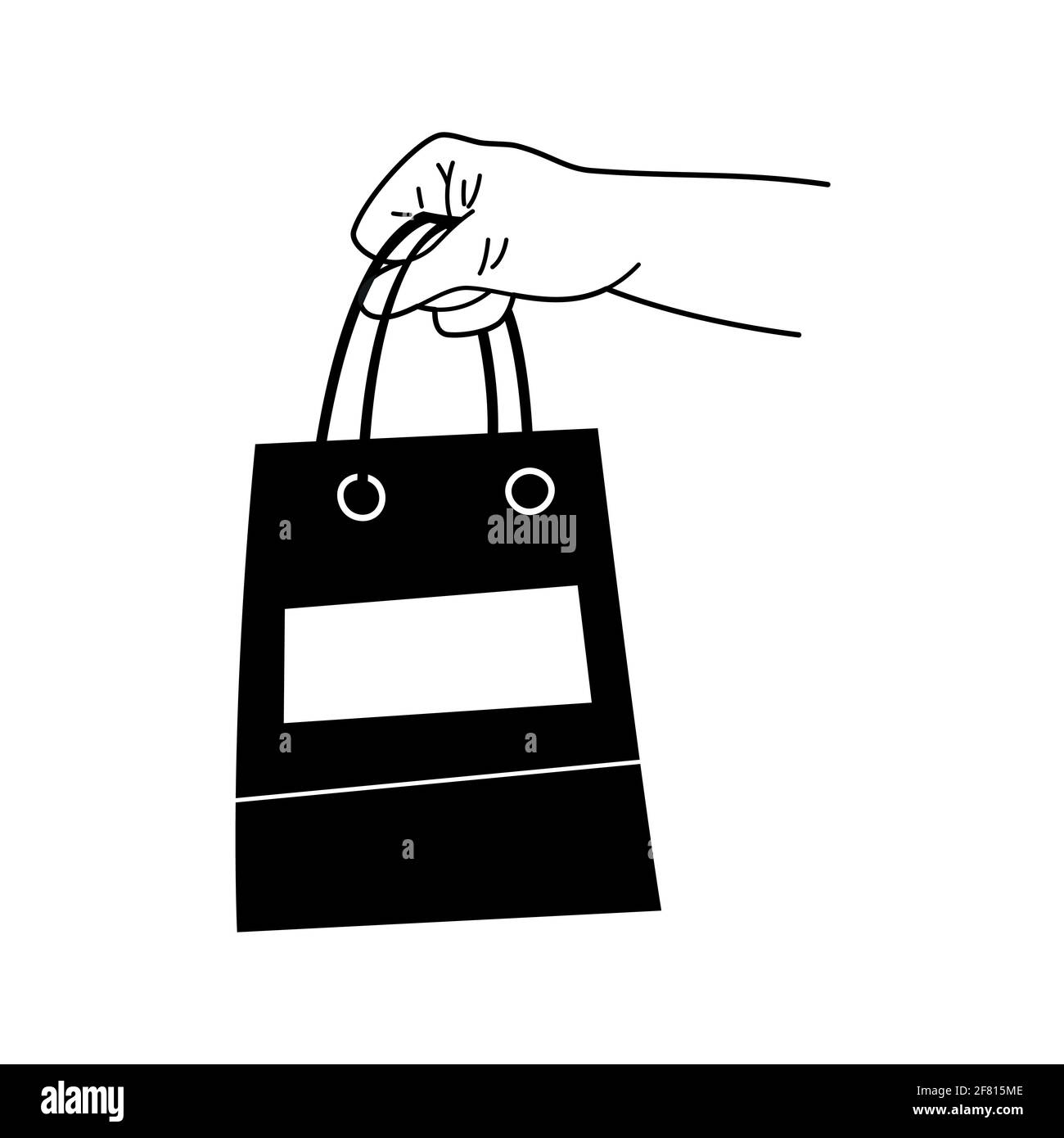 Shopping bag icon, shopping, packages, vector illustration isolated on ...
