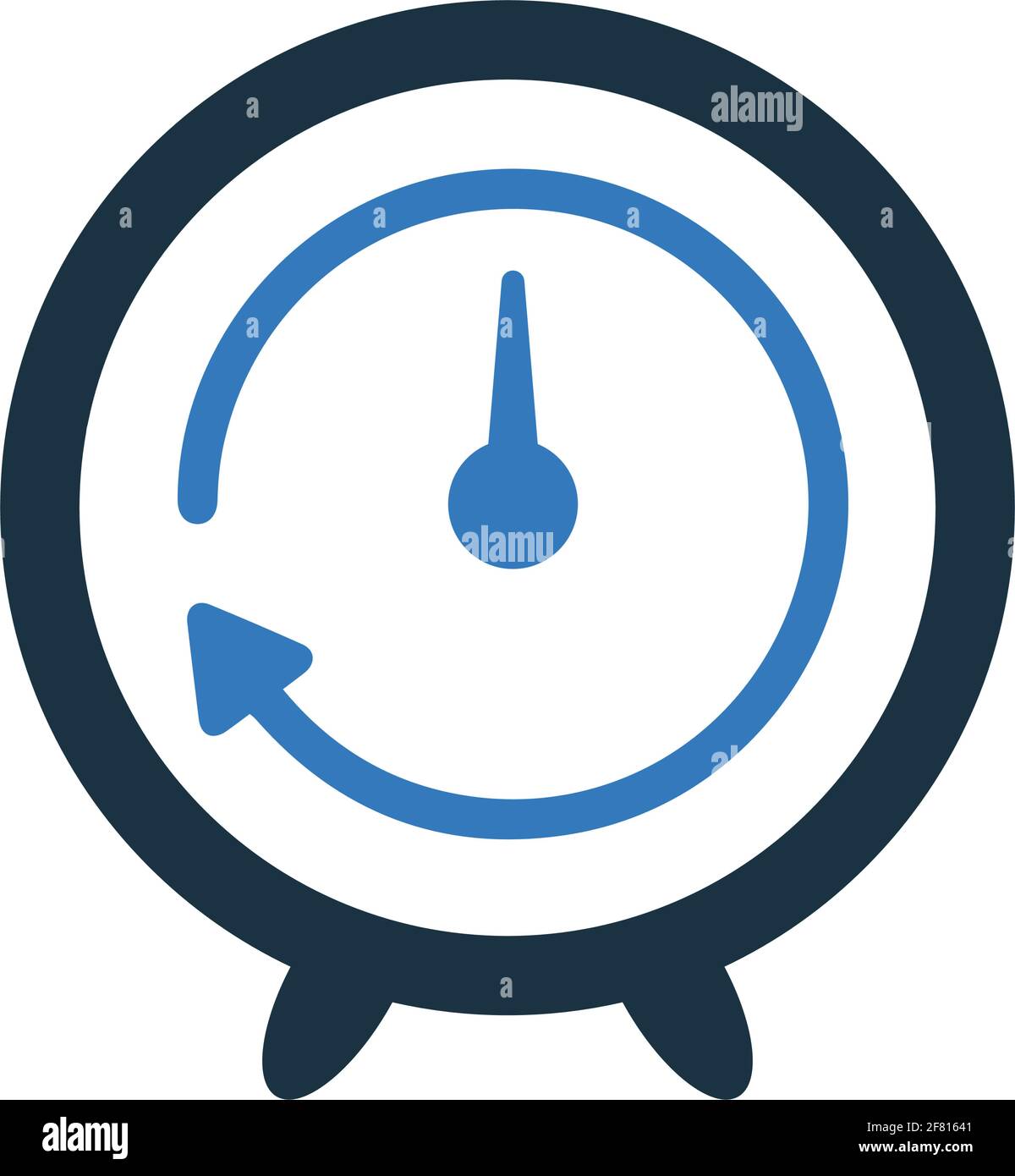 Clock rewind icon hi-res stock photography and images - Alamy