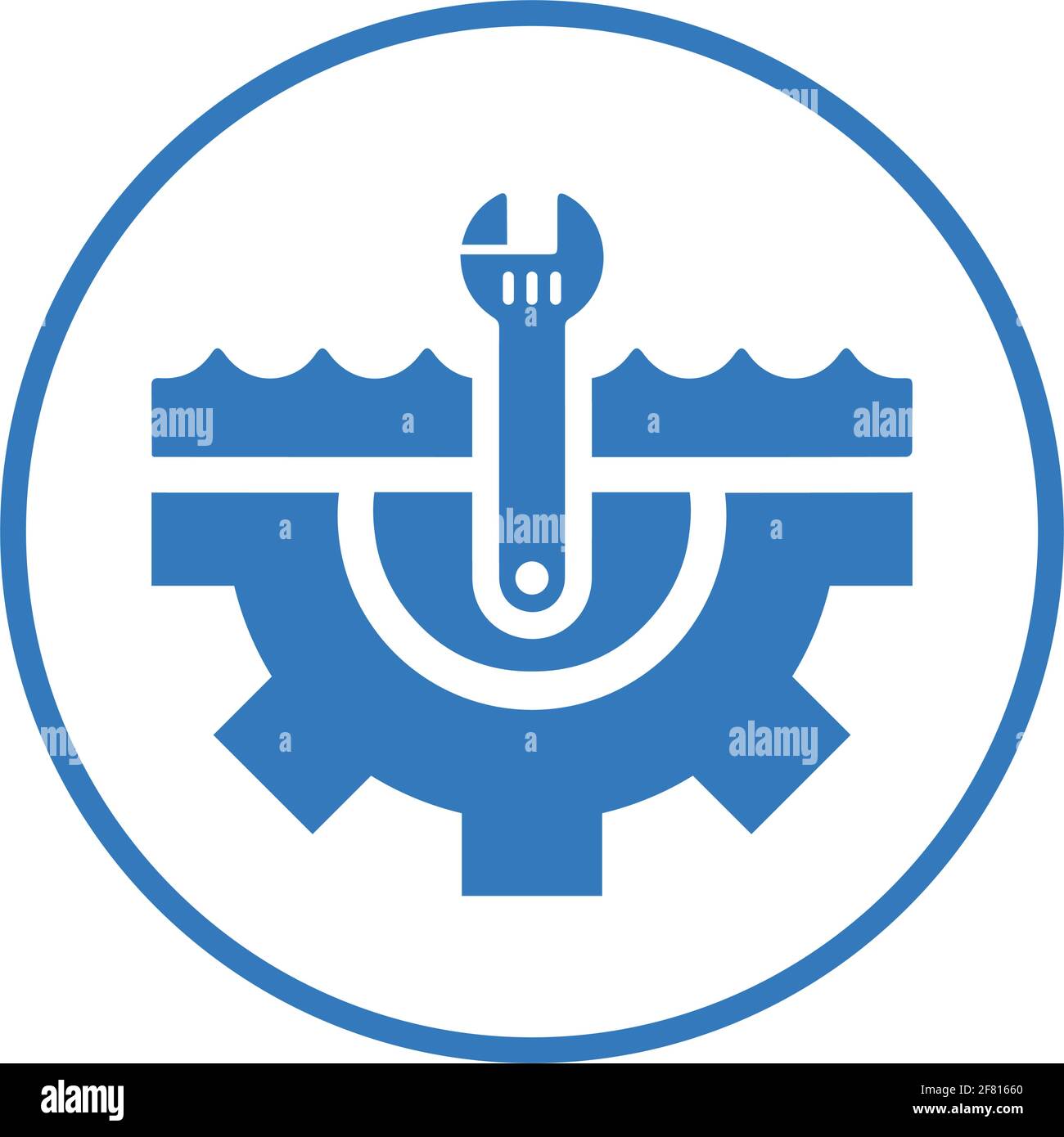 Pipe fitting, plumbing service icon is use in designing and developing ...