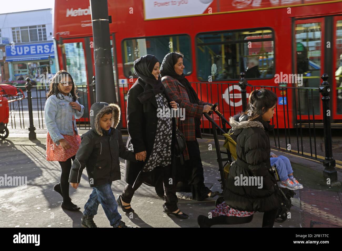 Pram bus london hi-res stock photography and images - Alamy