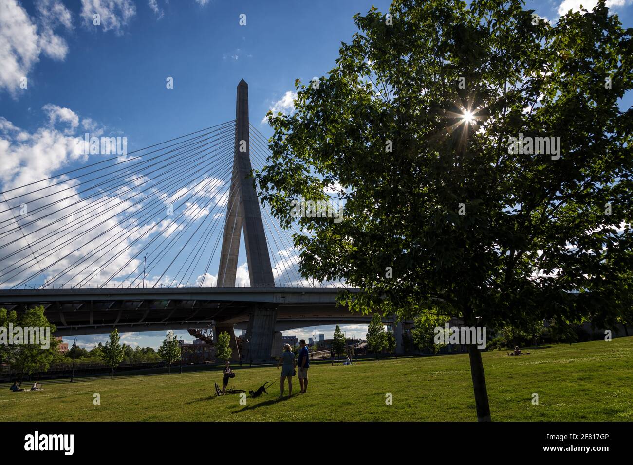 Zakim Bridge in Boston Massachusetts Stock Photo - Alamy