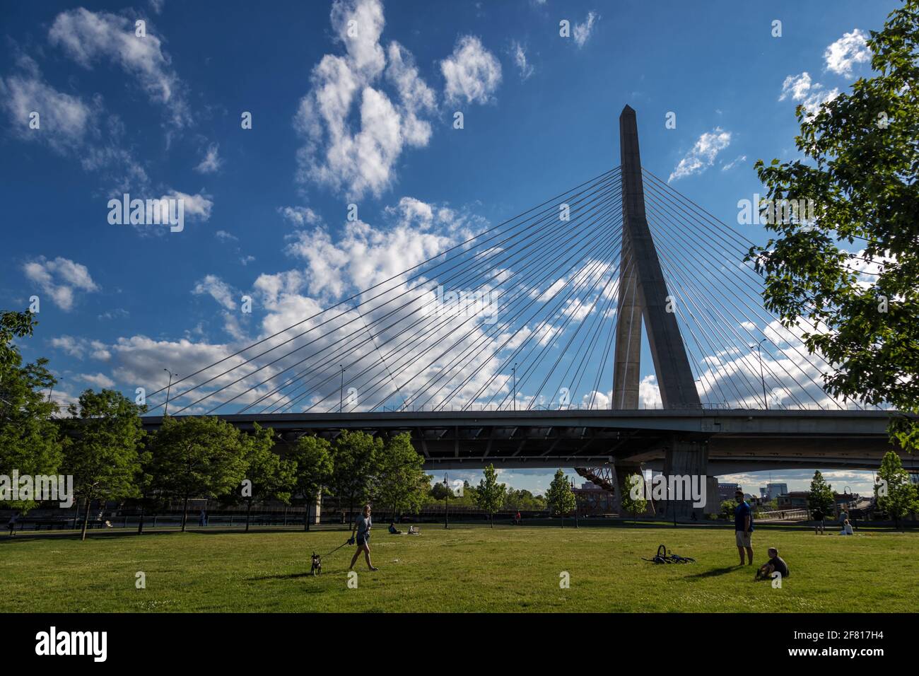 Zakim Bridge in Boston Massachusetts Stock Photo - Alamy