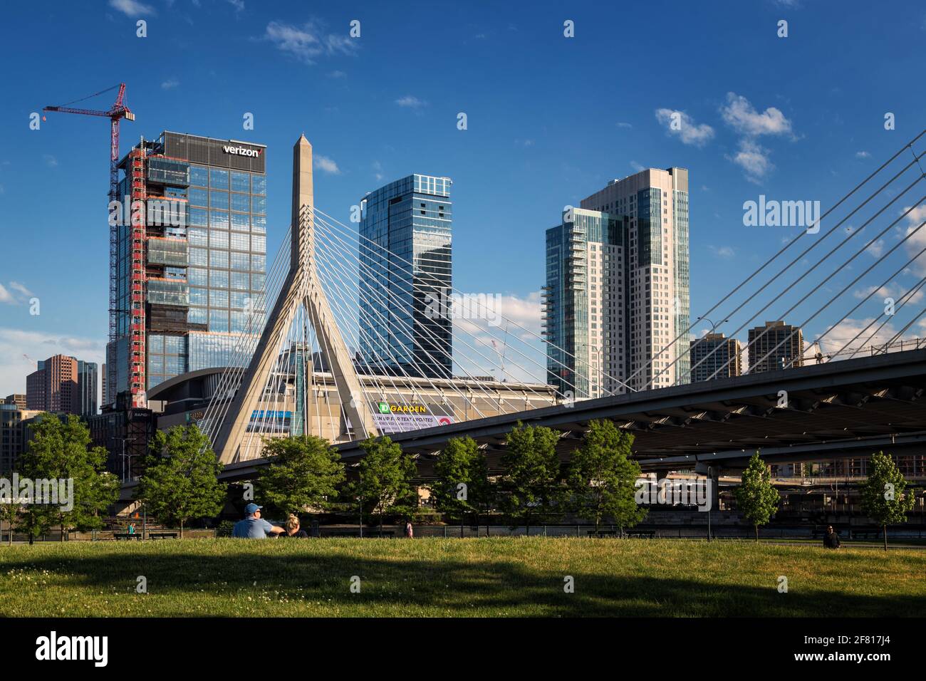 Zakim Bridge in Boston Massachusetts Stock Photo - Alamy