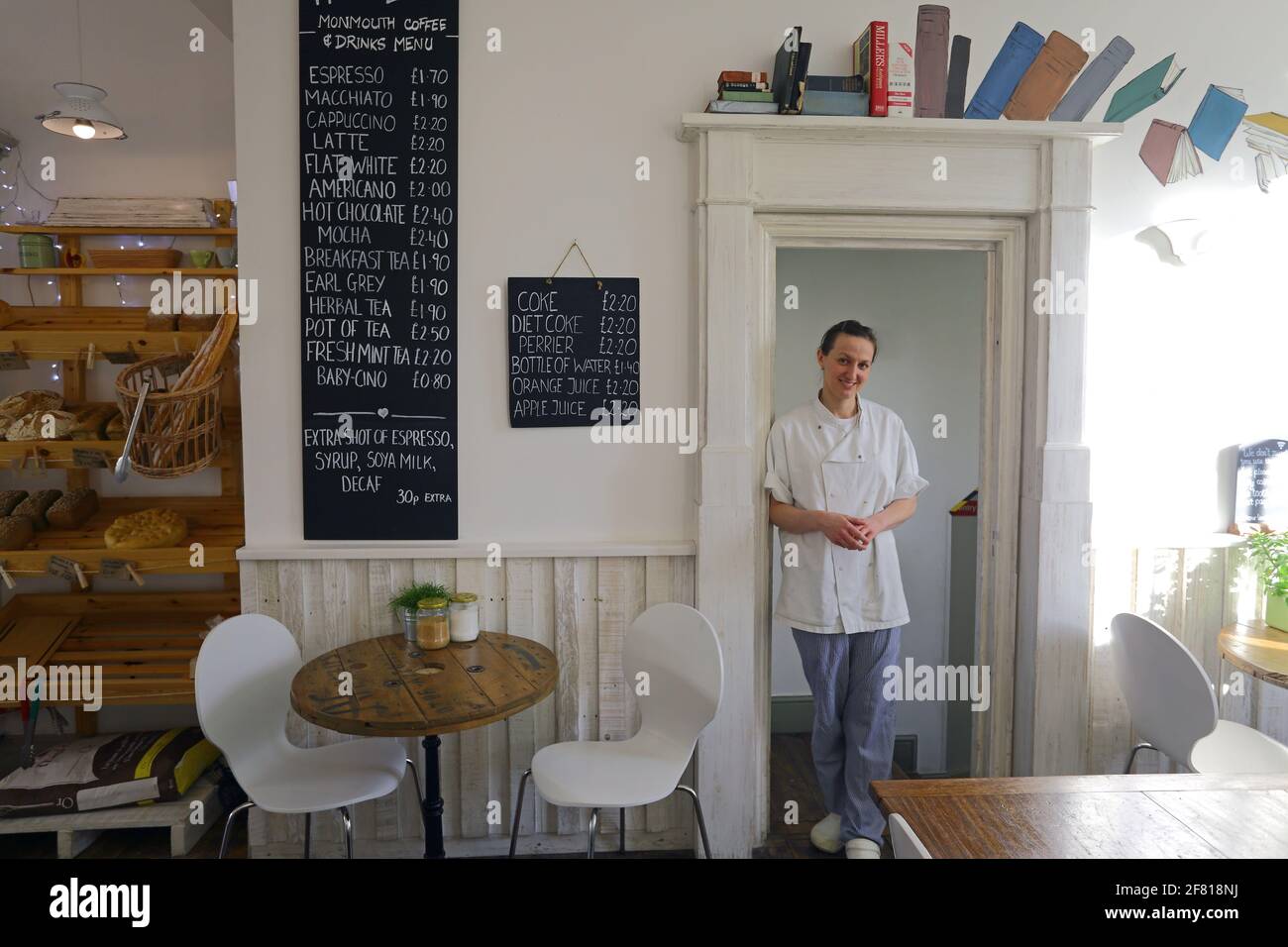 Woman cafe owner uk hi-res stock photography and images - Alamy