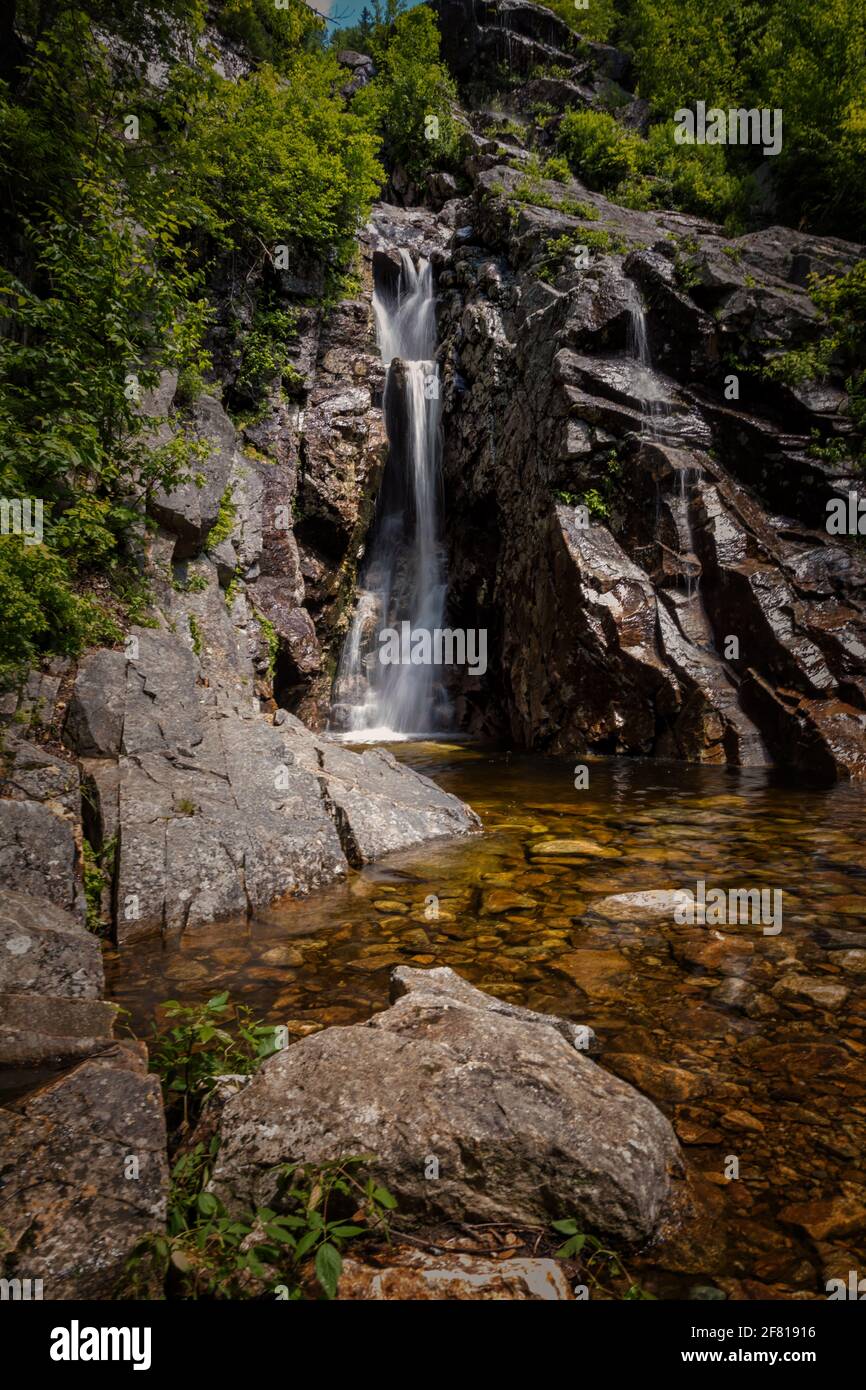 Waterfalls in the White Mountains, New Hampshire Stock Photo - Alamy