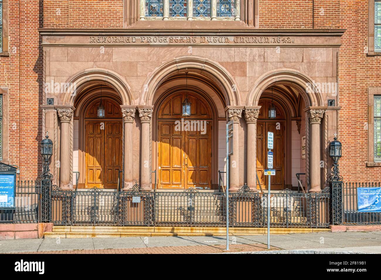 First Church in Albany, Dutch Reformed Church of Albany, is a landmark ...