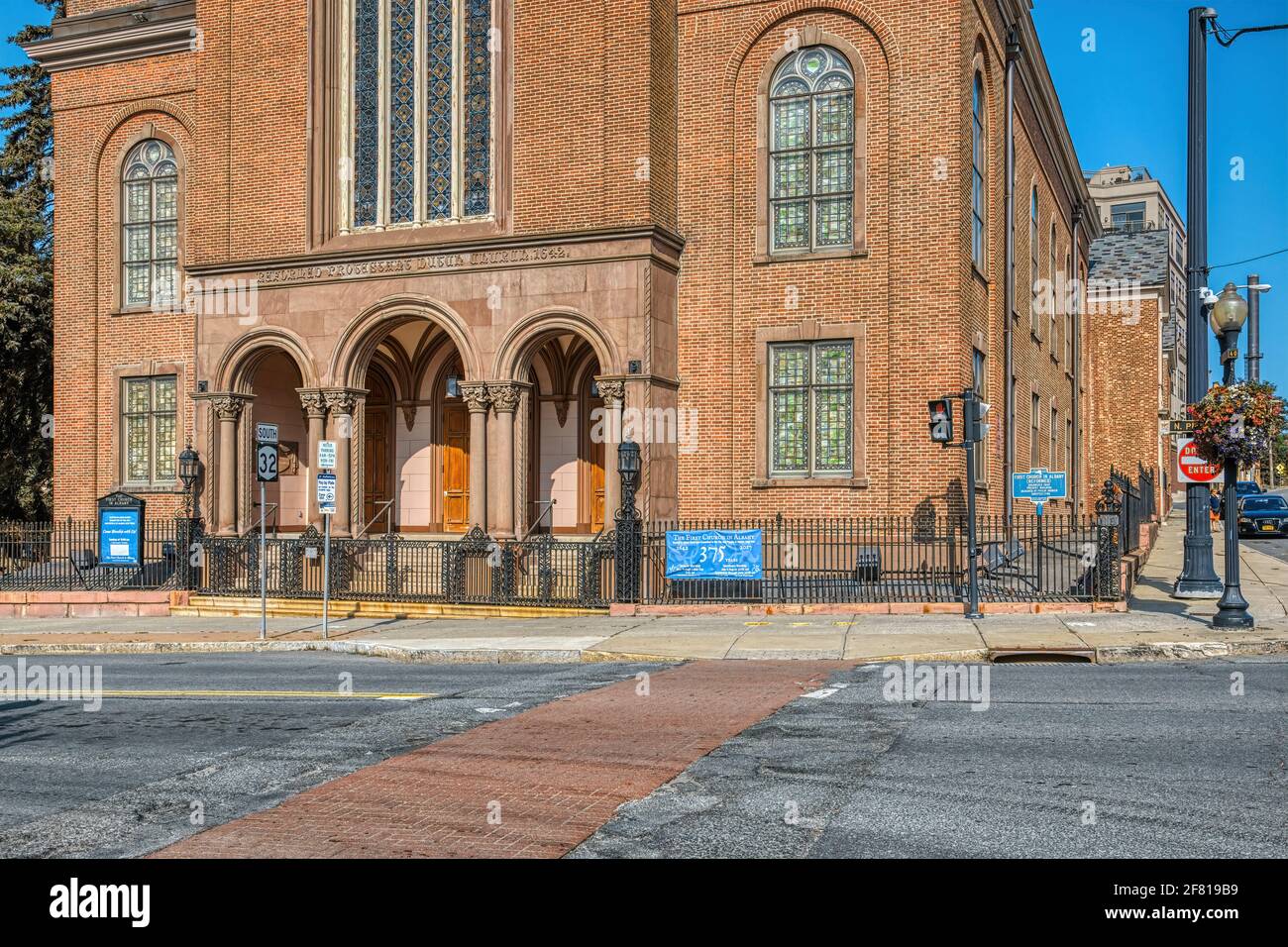 First Church in Albany, Dutch Reformed Church of Albany, is a landmark ...
