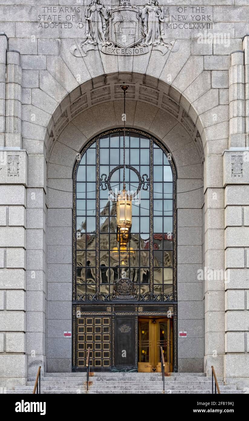 Alfred E Smith State Office Building, at 80 South Swan Street in ...