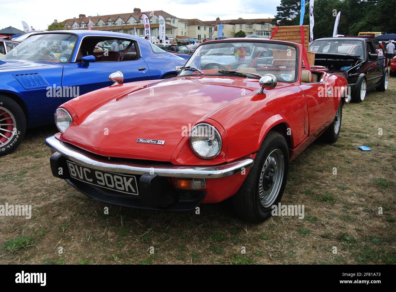A 1971 Triumph Spitfire parked up on display at the English Riviera ...