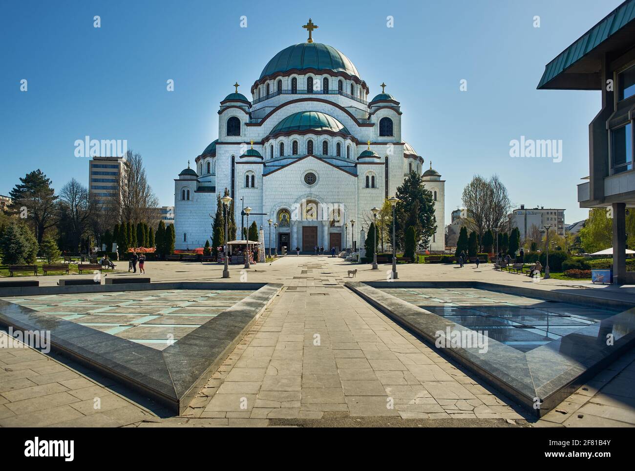 Saint Sava church, one of the biggest Orthodox Christian churches in ...