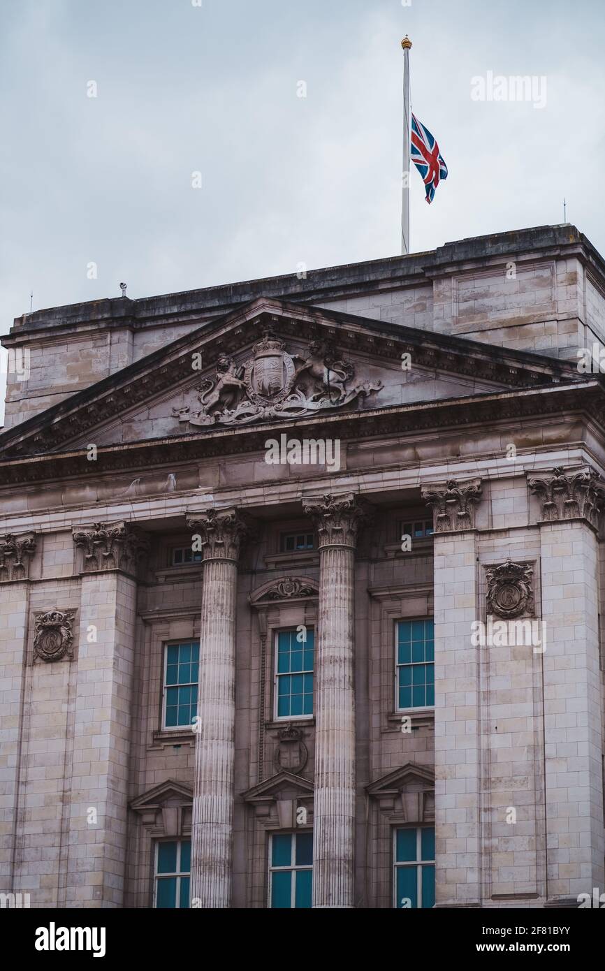 Prince philip funeral flag hi-res stock photography and images - Alamy