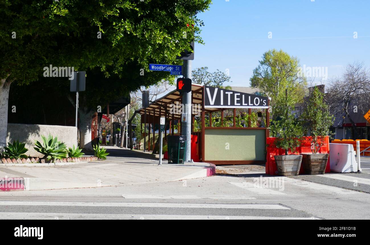 Studio City, California, USA 8th April 2021 A general view of Vitello's ...