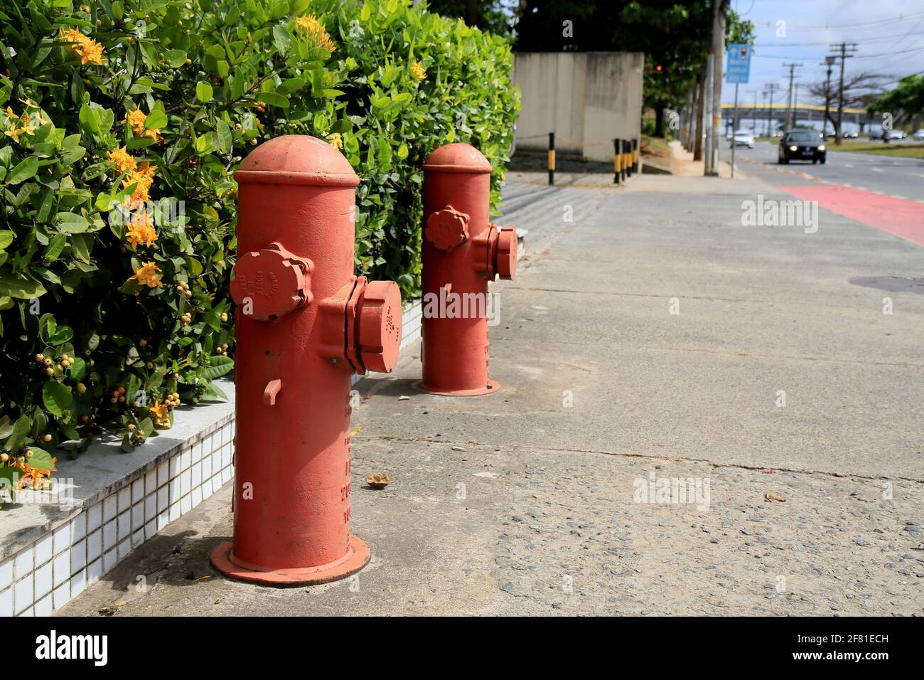 salvador, bahia, brazil - december 23, 2020: fire brigade hudrante is ...