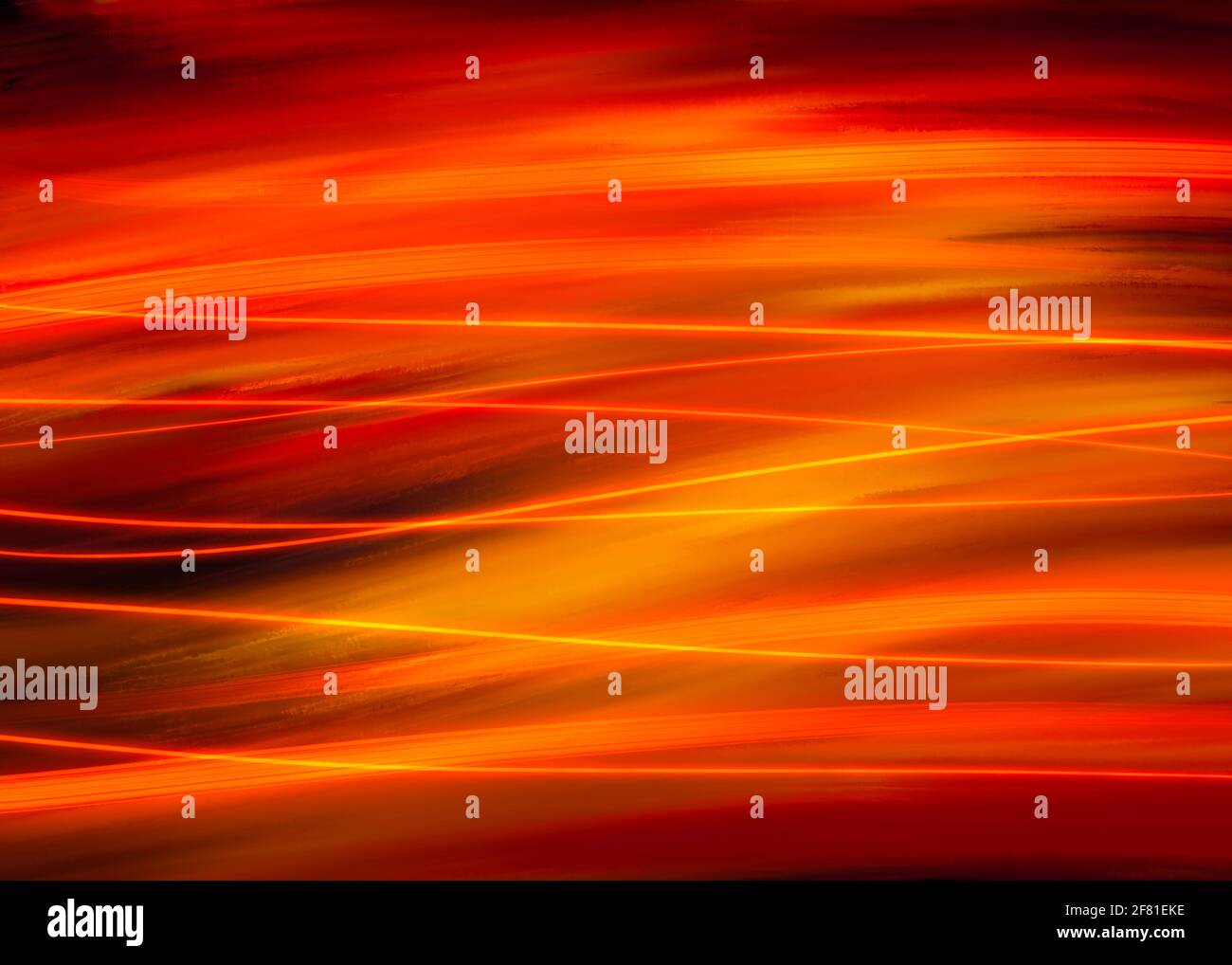 Digital painting of an abstract fire flames background or texture Stock ...