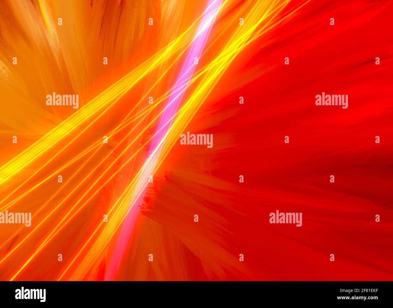 Digital painting of an abstract fire flames background or texture Stock ...