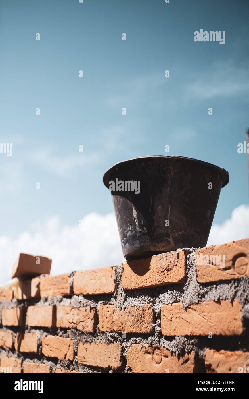 Bucket of cement hi-res stock photography and images - Alamy
