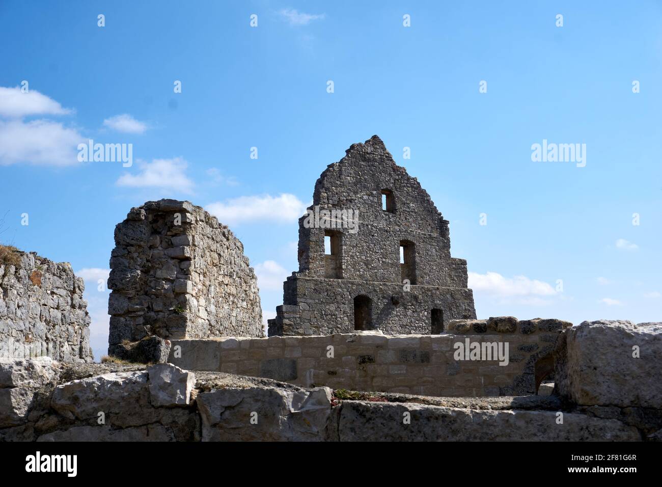 Ruins of Hohenurach Castle in Bad, Germany Stock Photo - Alamy