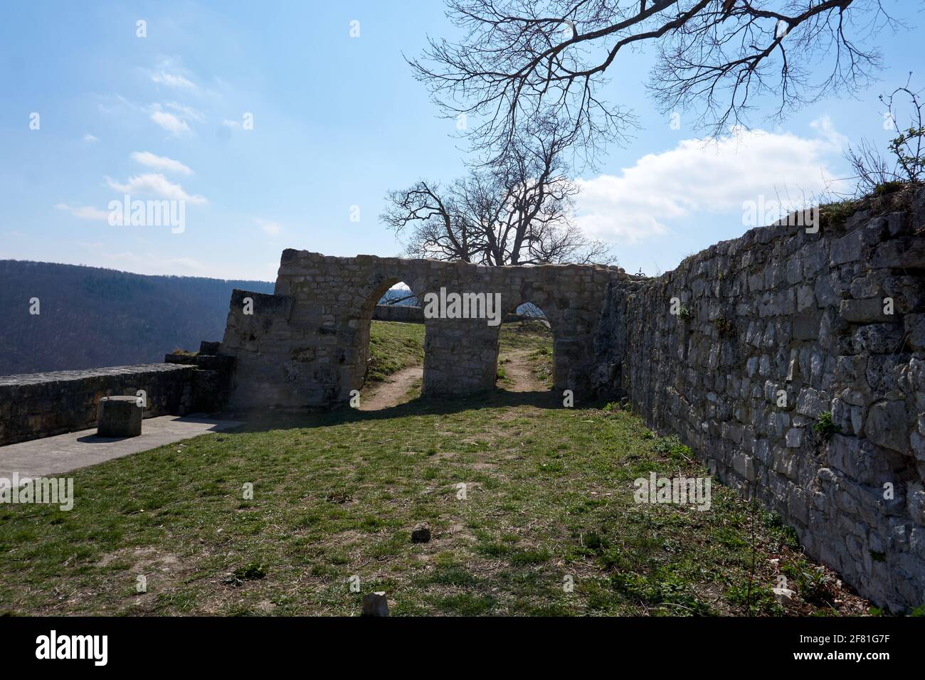 Ruins of Hohenurach Castle, Germany Stock Photo - Alamy